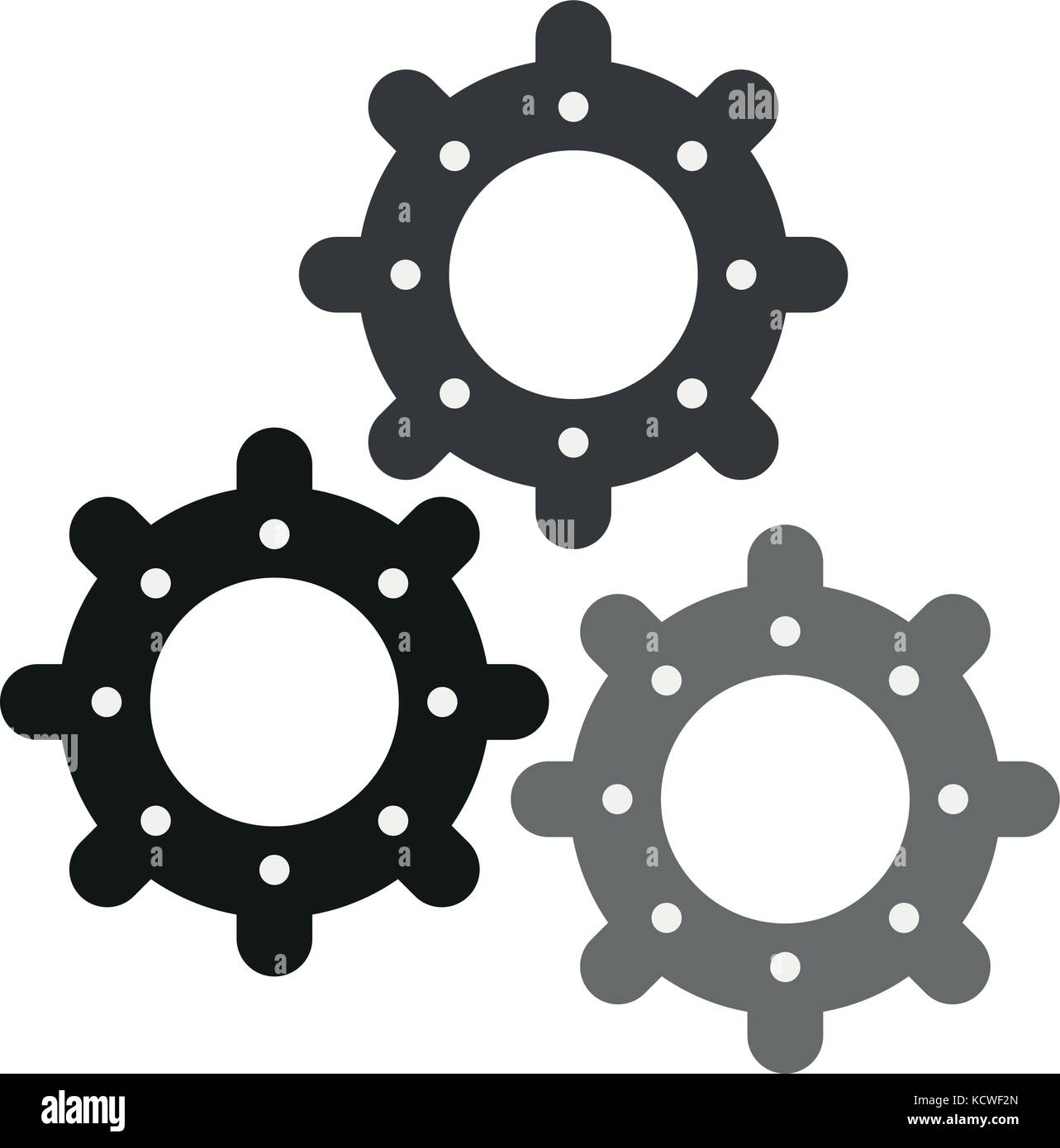 Three Gears Icon