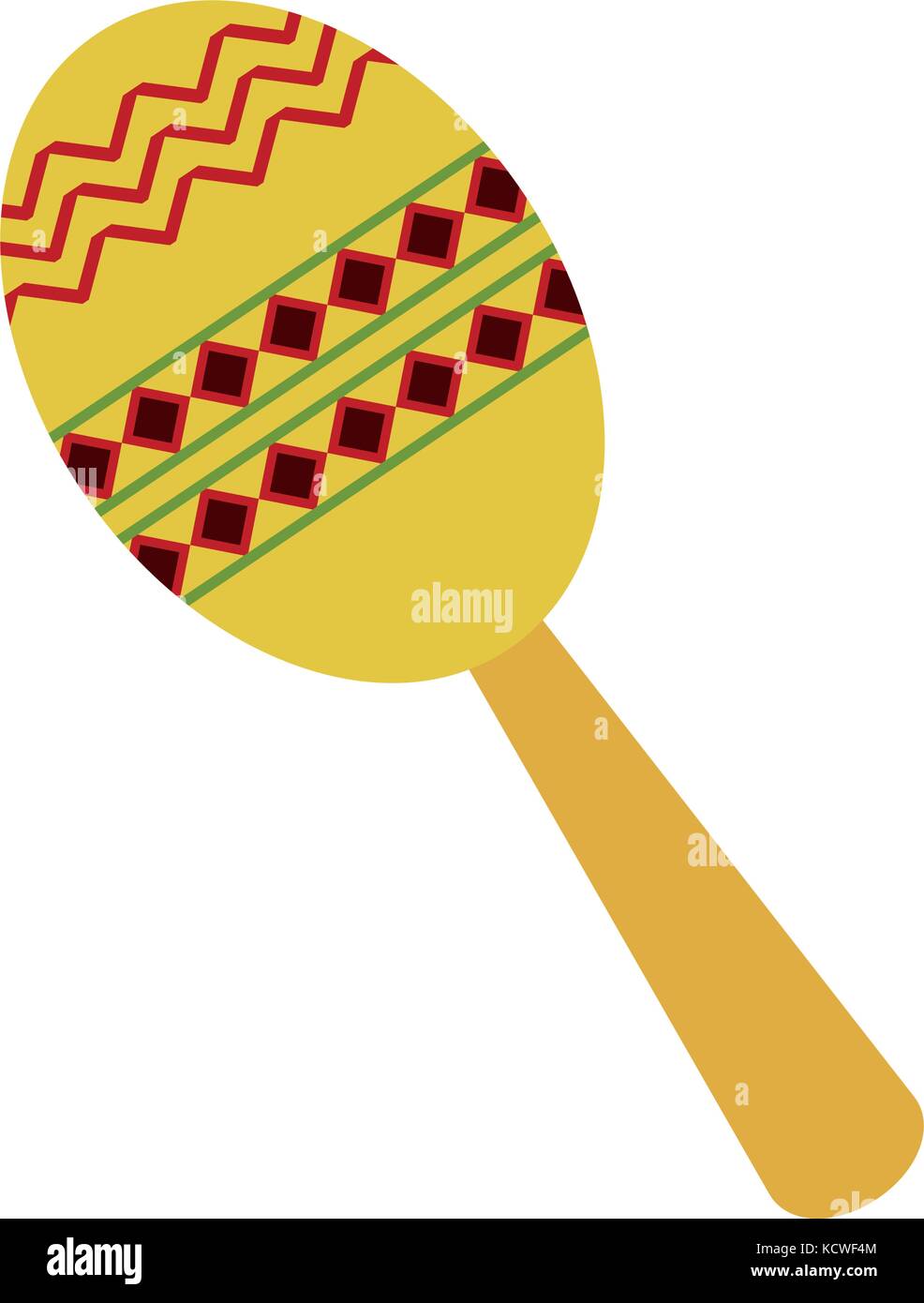 maraca musical instrument icon image Stock Vector Image & Art - Alamy