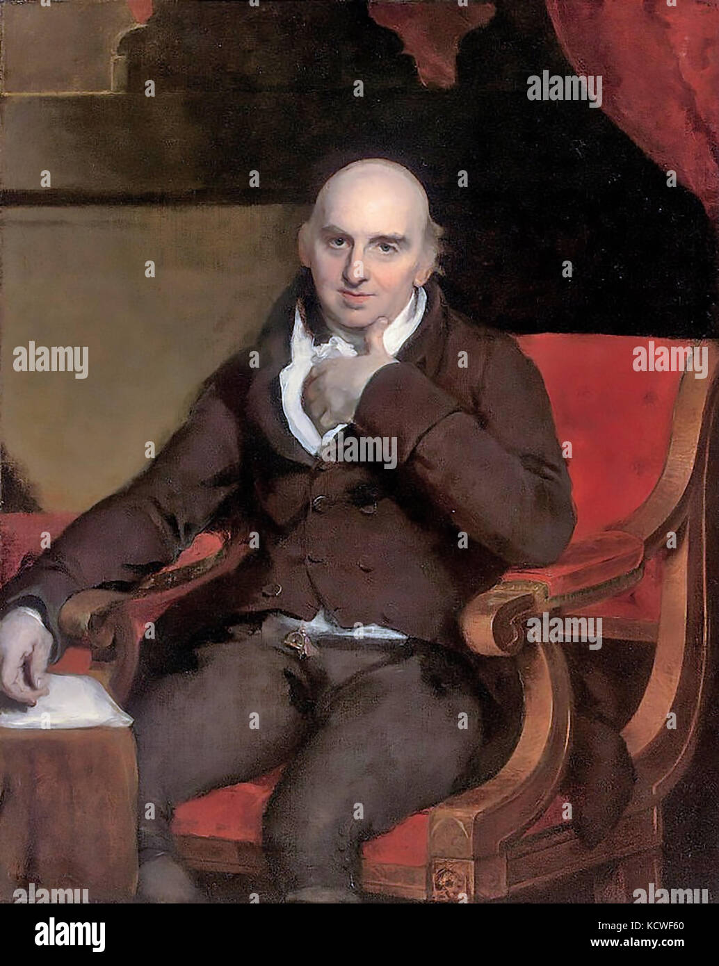 WILLIAM MORGAN (1750-1833) Welsh statistician and physician Stock Photo ...