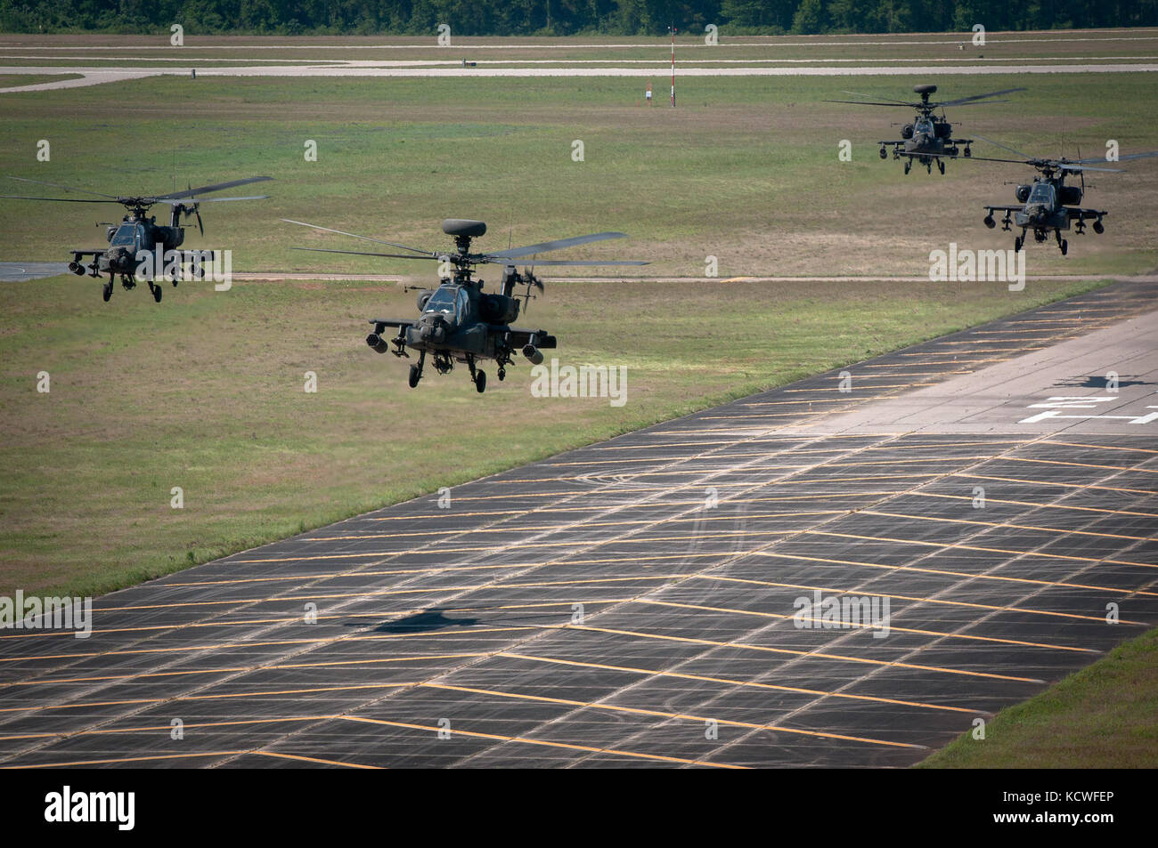 South Carolina Army National Guard AH-64D Apache helicopters from the 1 ...