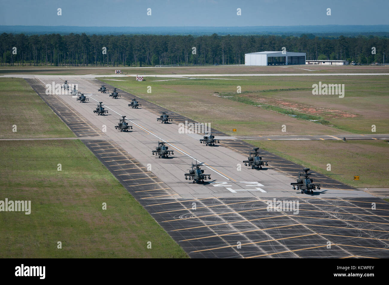 South Carolina Army National Guard AH-64D Apache helicopters from the 1 ...