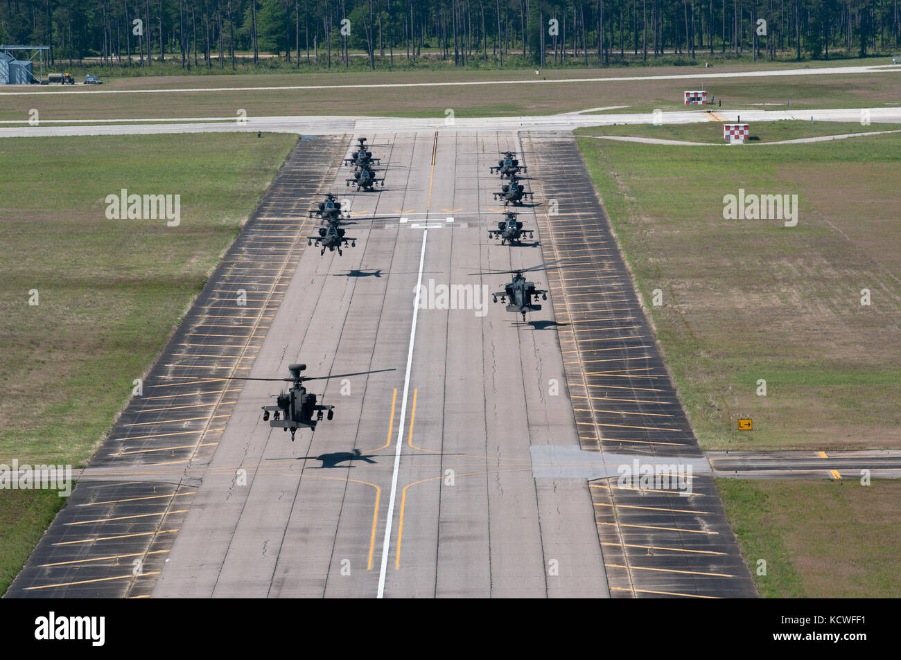 South Carolina Army National Guard AH-64D Apache helicopters from the 1 ...