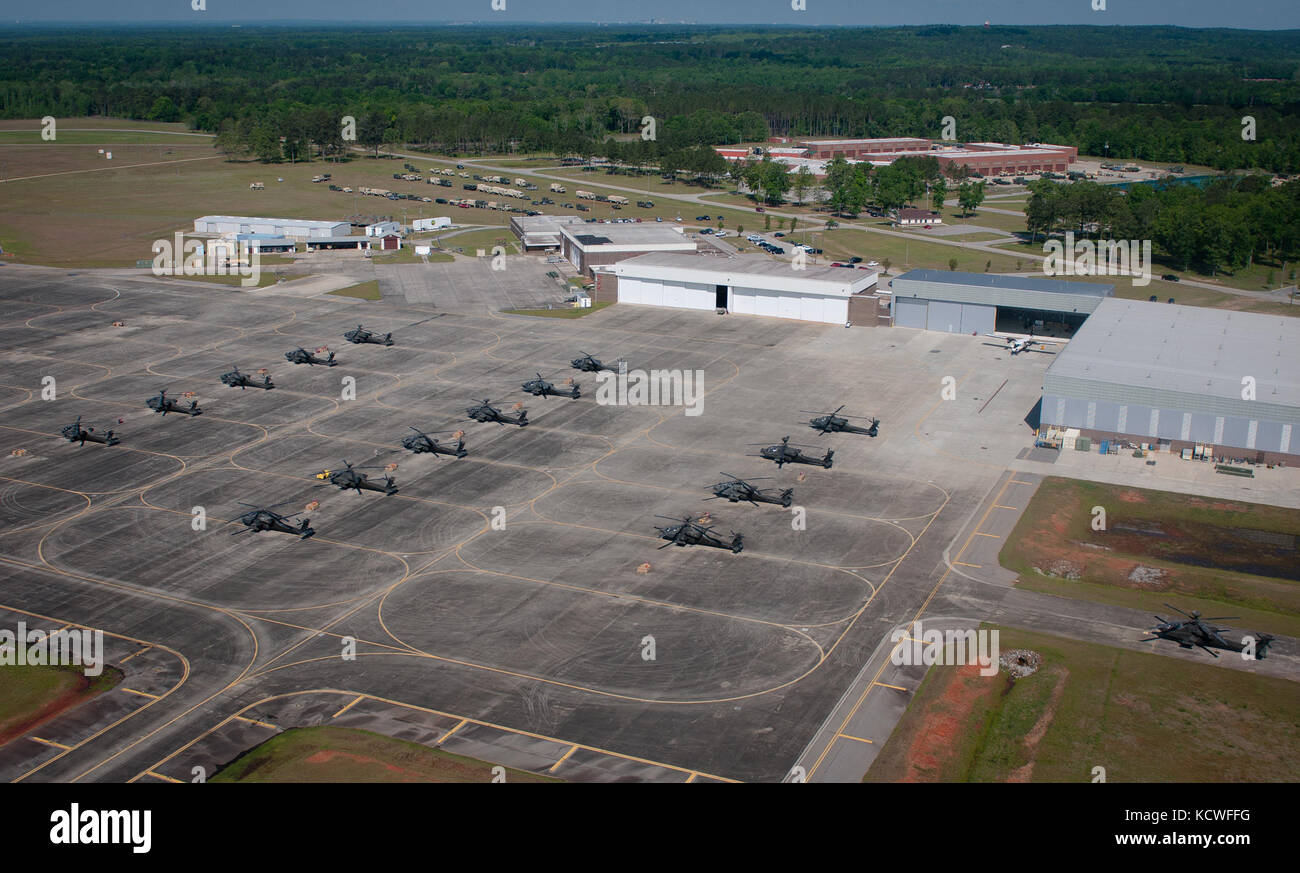 South Carolina Army National Guard AH-64D Apache helicopters from the 1 ...