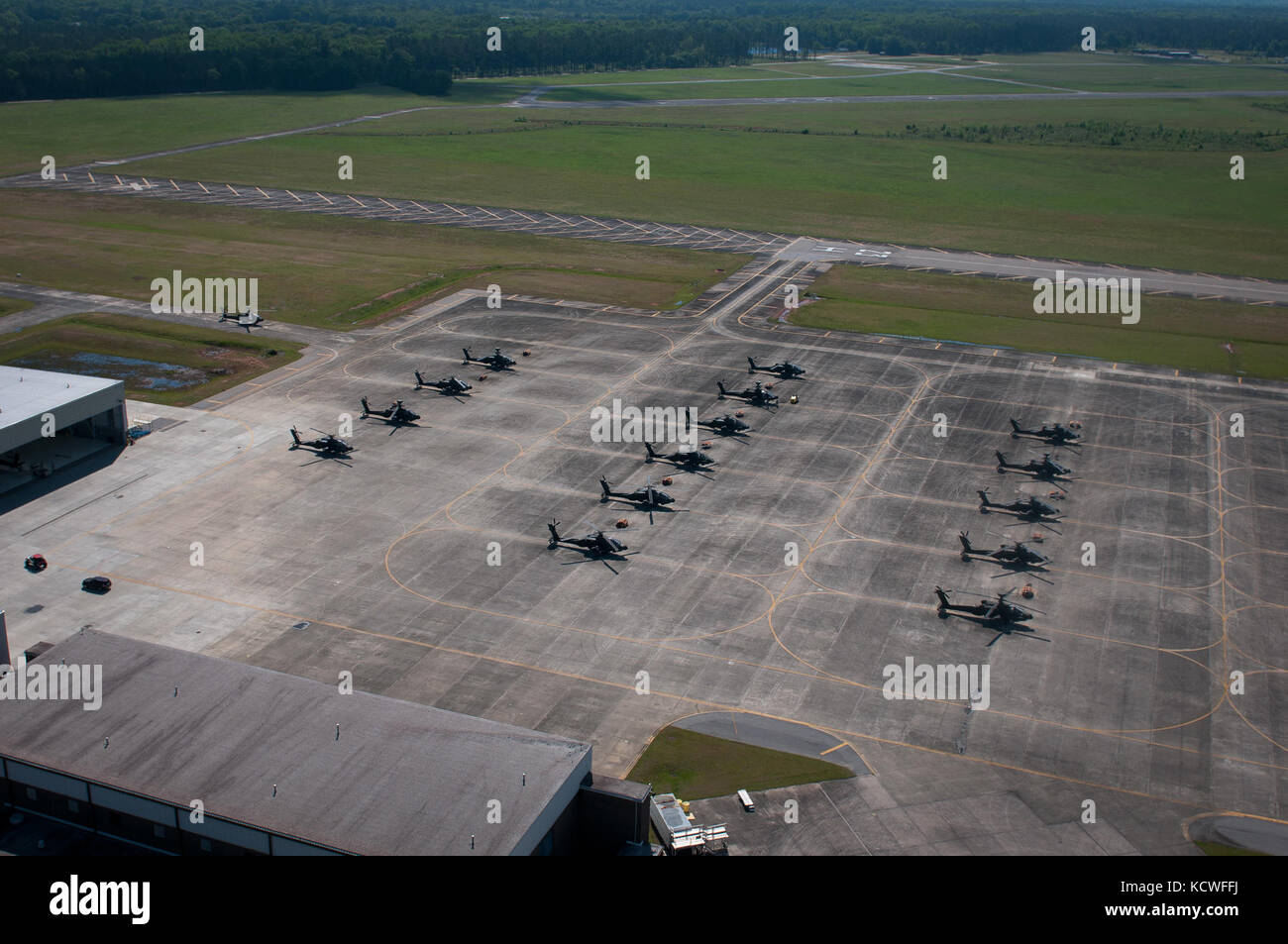South Carolina Army National Guard AH-64D Apache helicopters from the 1 ...