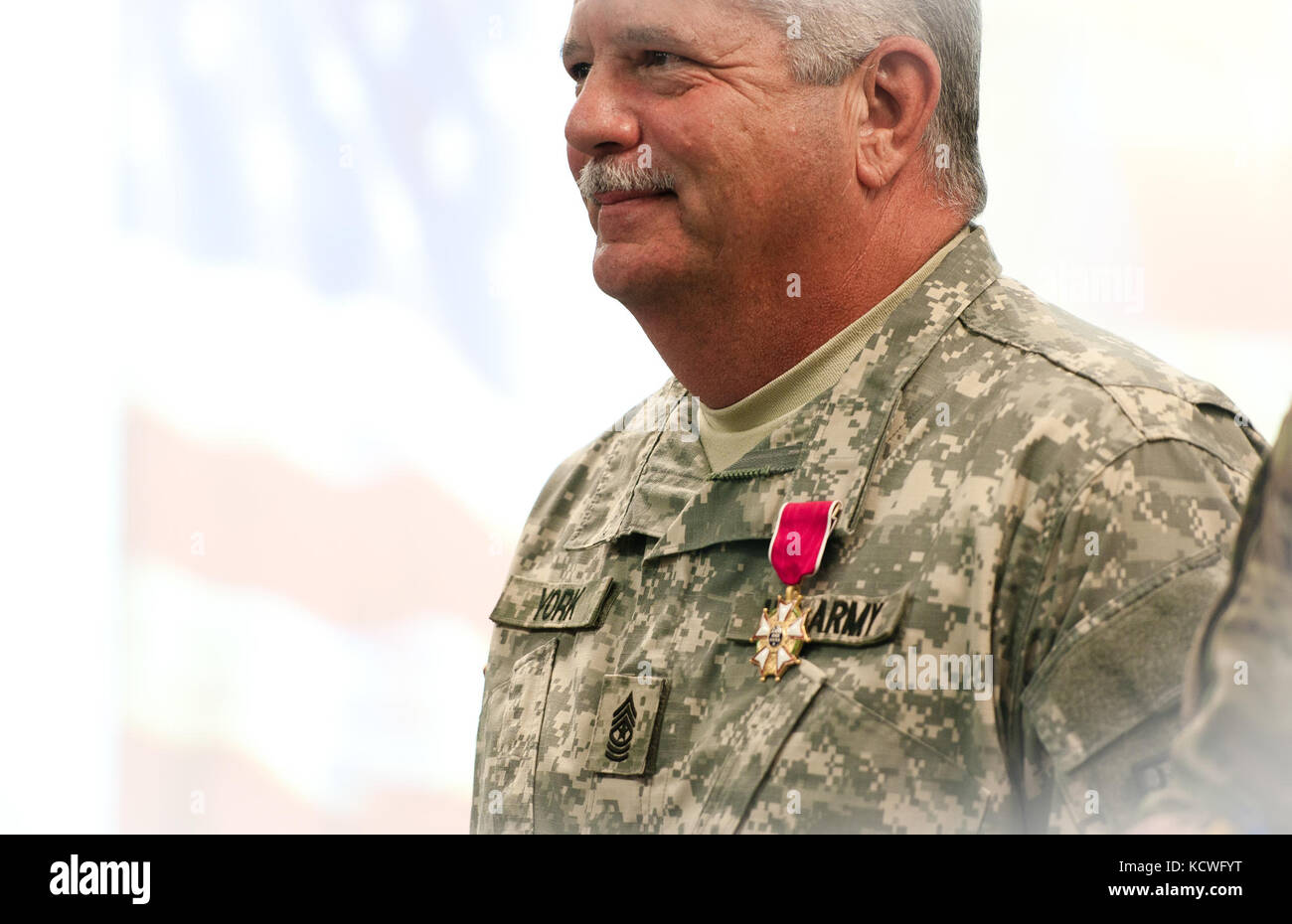 U.S. Army Sgt. Maj. James P. York, Joint Forces Headquarters, South ...