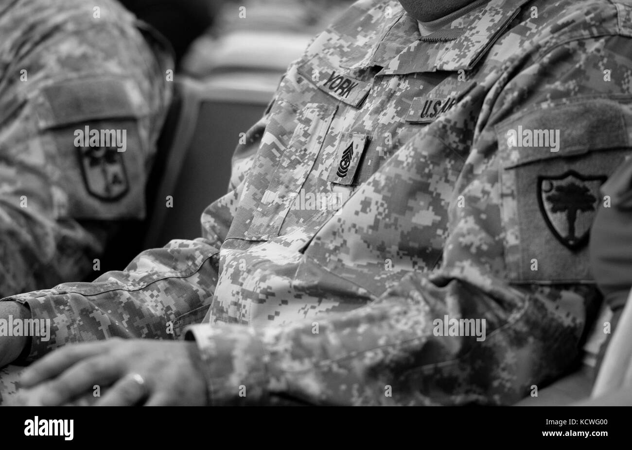 U.S. Army Sgt. Maj. James P. York, Joint Forces Headquarters, South ...