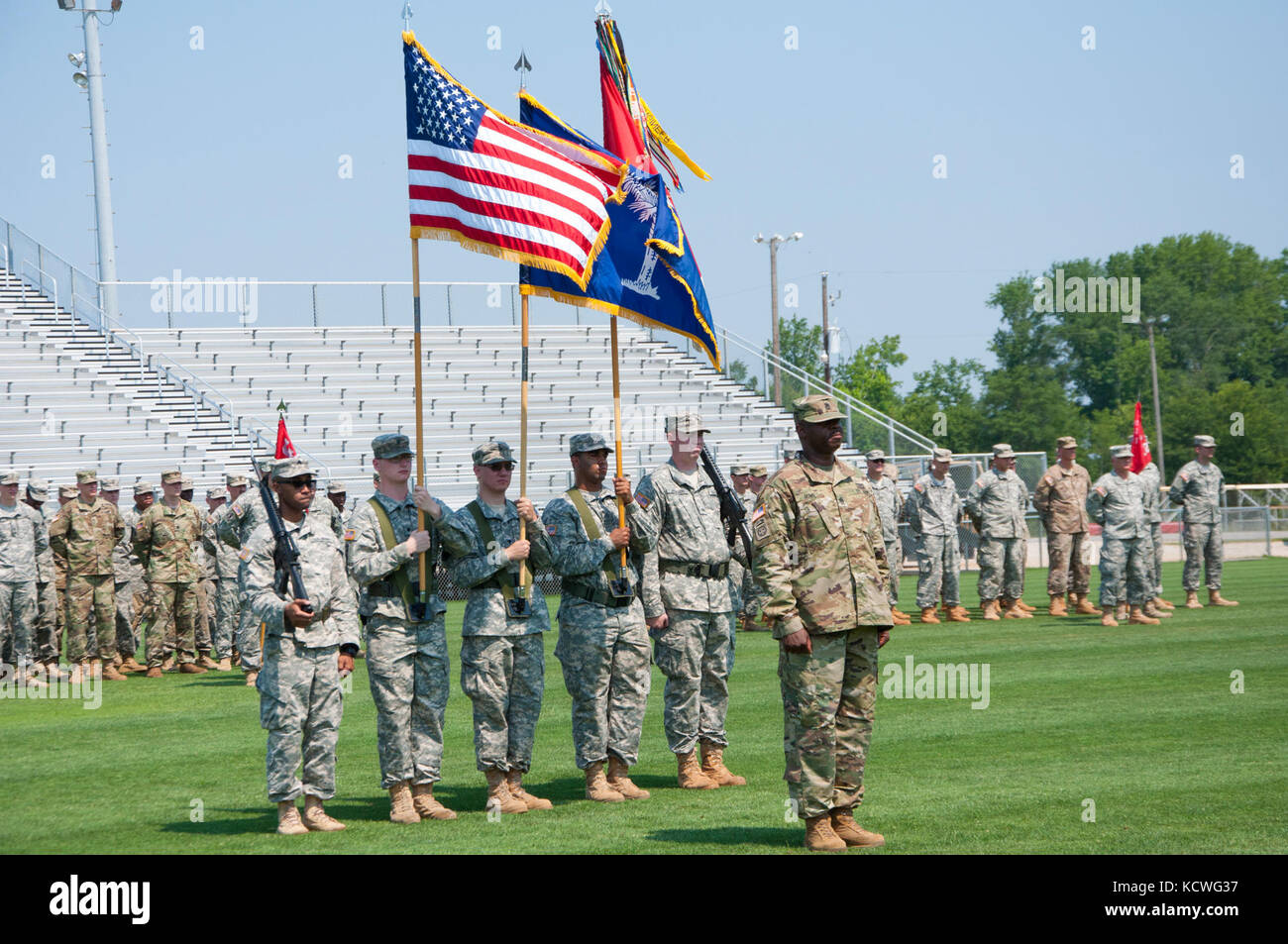 The S.C. Army National Guard's 122nd Engineer Battalion recognized the ...
