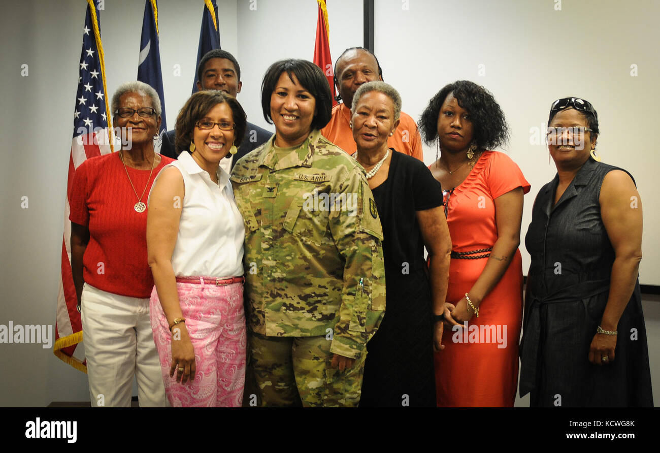 U.S. Army Lt. Col (P) Renita L. Berry, commander of the 218th ...