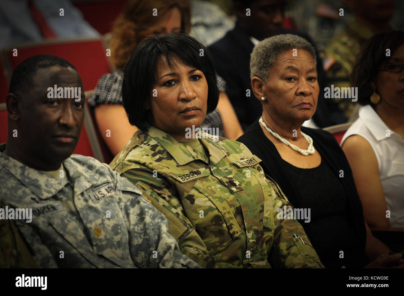 U.S. Army Lt. Col (P) Renita L. Berry, commander of the 218th ...