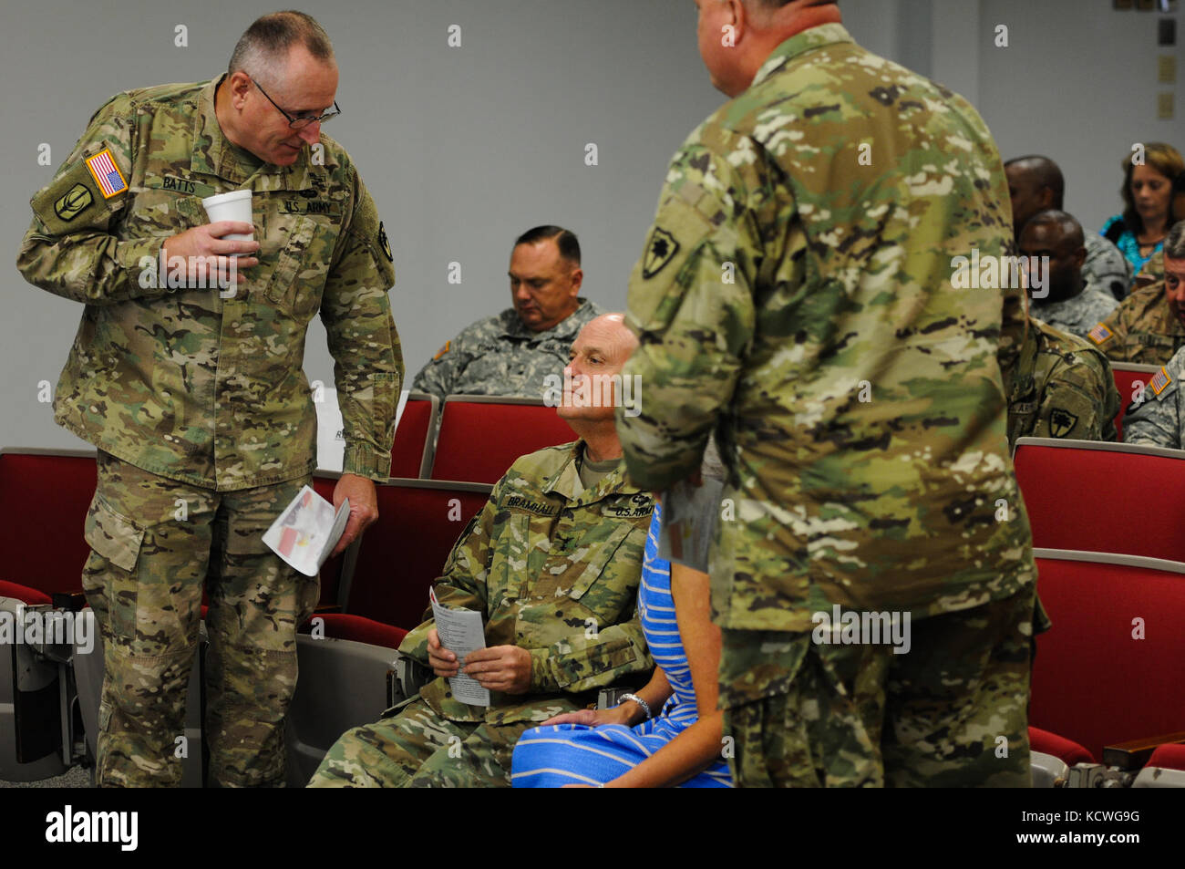 U.S. Army Lt. Col (P) Renita L. Berry, commander of the 218th ...