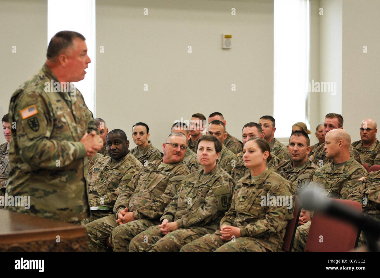 U.S. Army Brig. Gen. Roy Van McCarty, Jr., the Deputy Adjutant General ...
