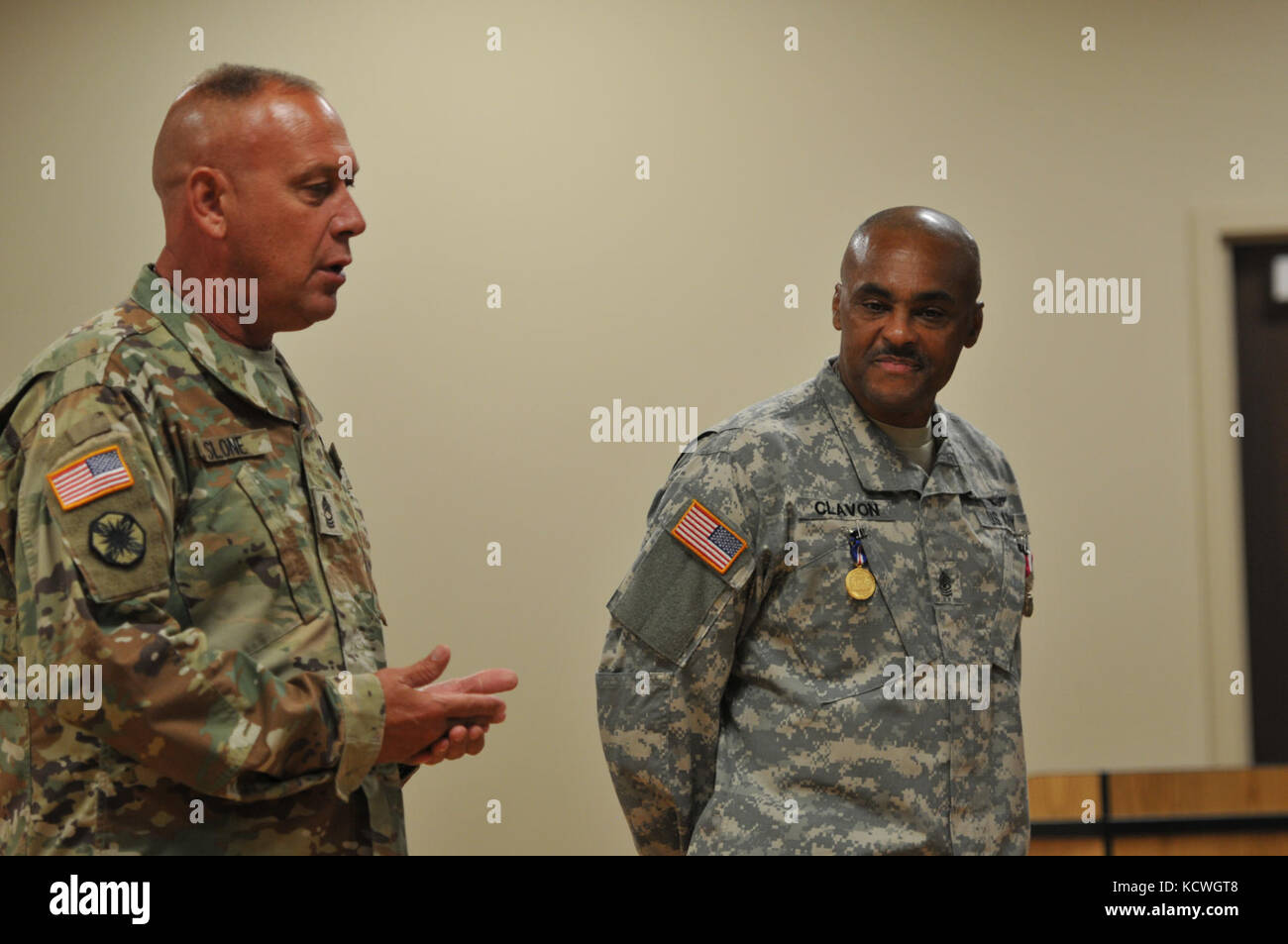 U.S. Army Sgt. Maj. Joe N. Clavon, 351st Aviation Support Battalion ...