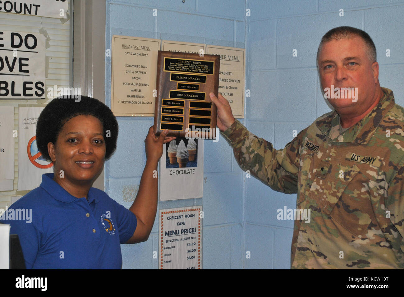 U.S. Army Brig. Gen. R. Van McCarty, the deputy adjutant general for ...