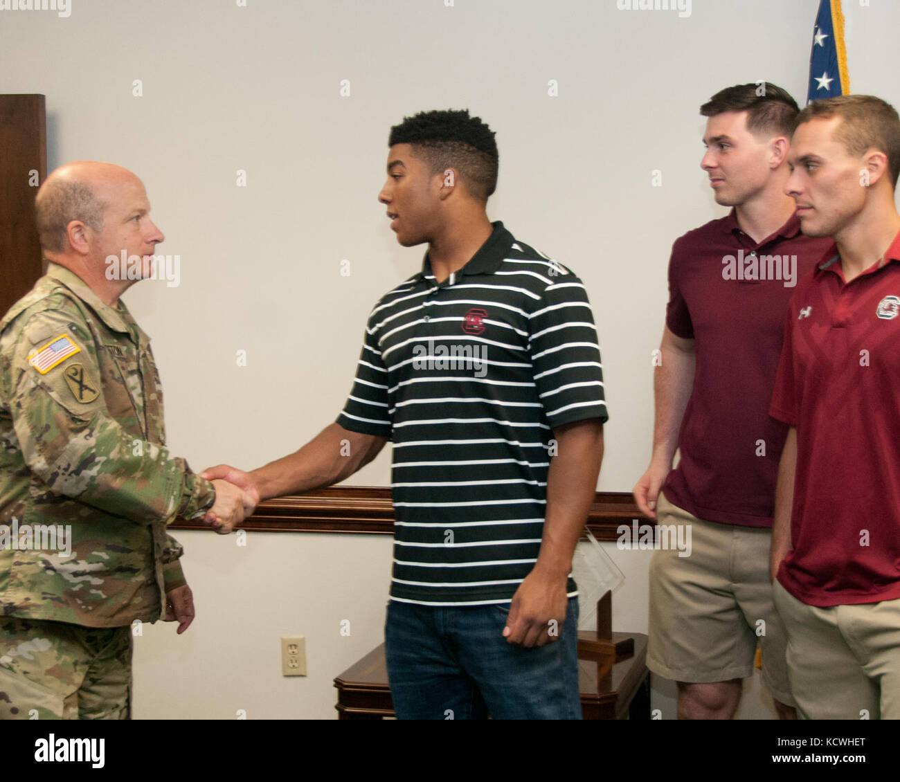 Adjutant general maj gen robert e livingston jr hi-res stock ...