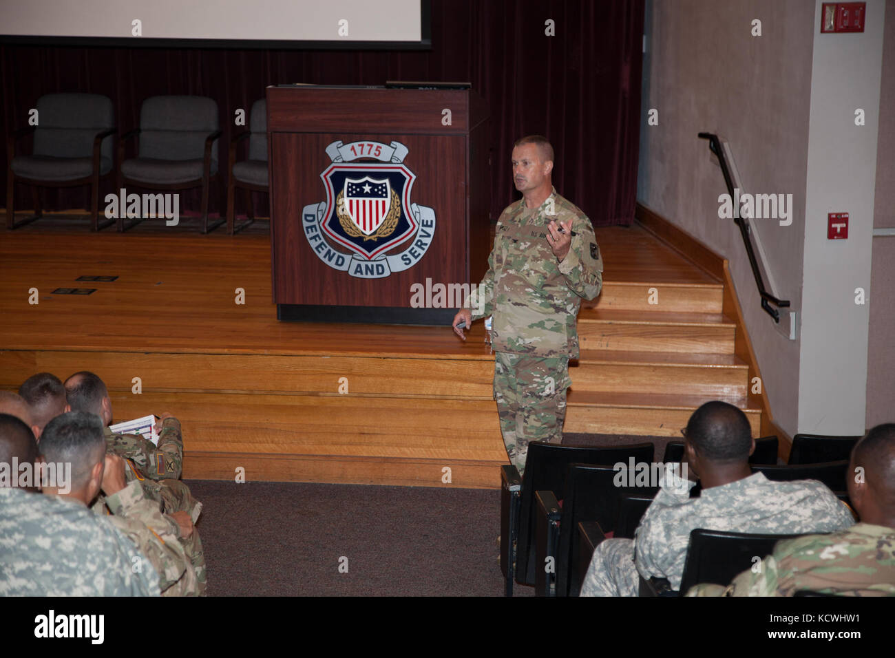 U.S. Army Col. John Ramsey, Assistant Chief of Staff for Information ...