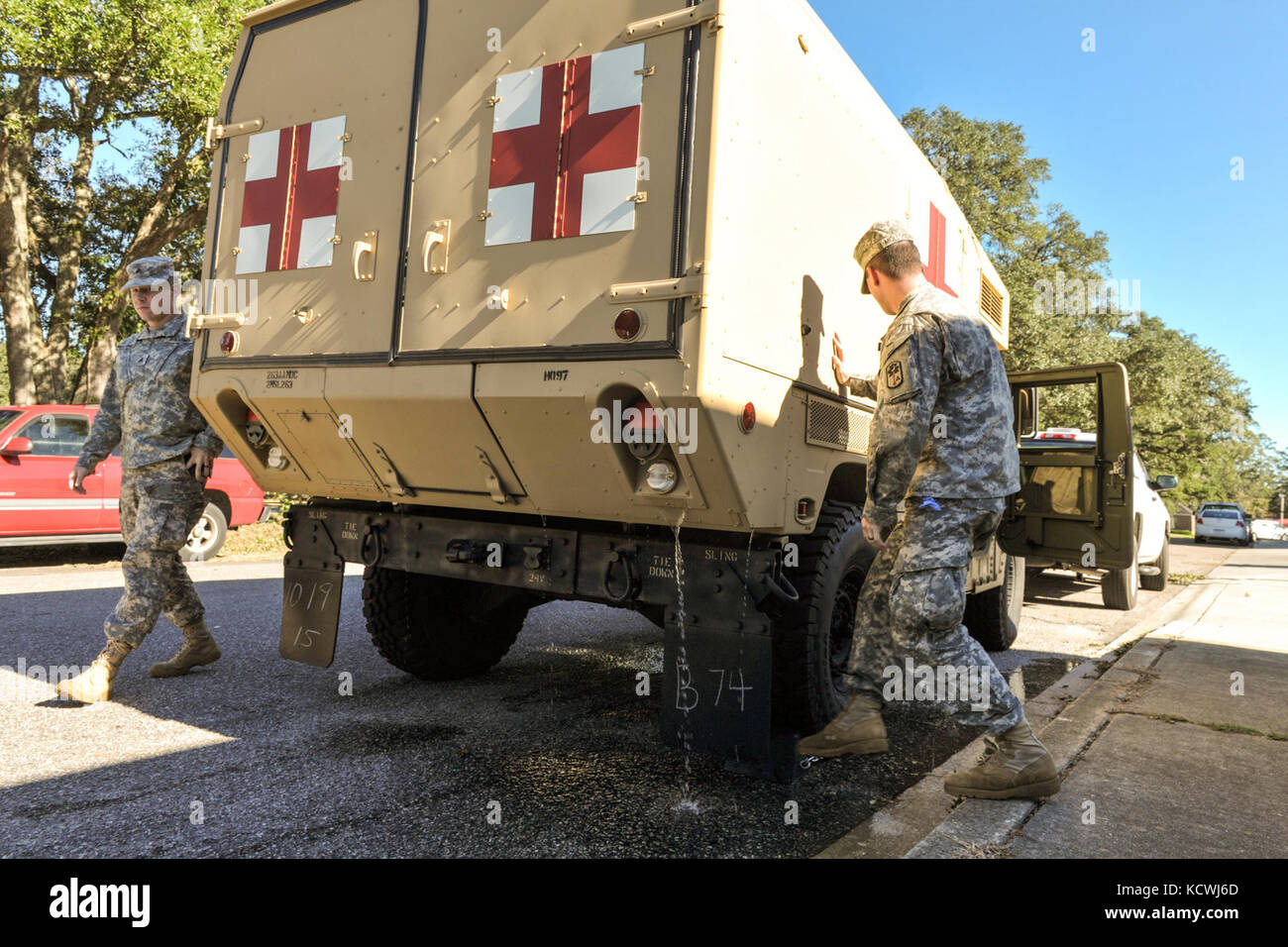 SC National Guard Hurricane Matthew Emergency Response Stock Photo - Alamy
