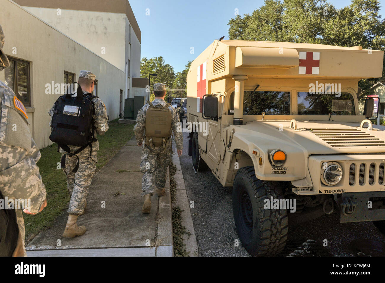 SC National Guard Hurricane Matthew Emergency Response Stock Photo - Alamy