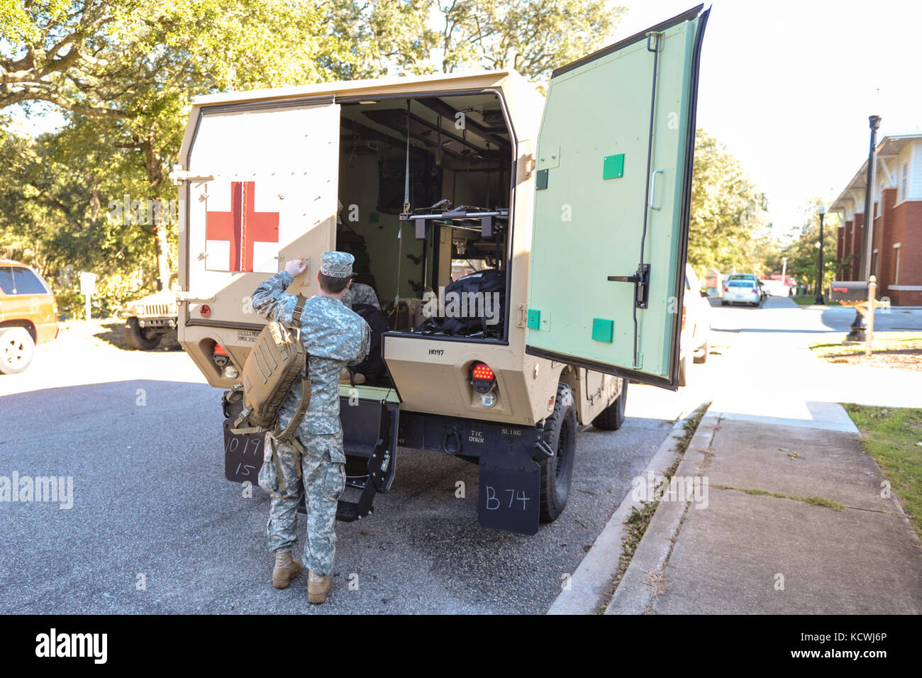 SC National Guard Hurricane Matthew Emergency Response Stock Photo - Alamy