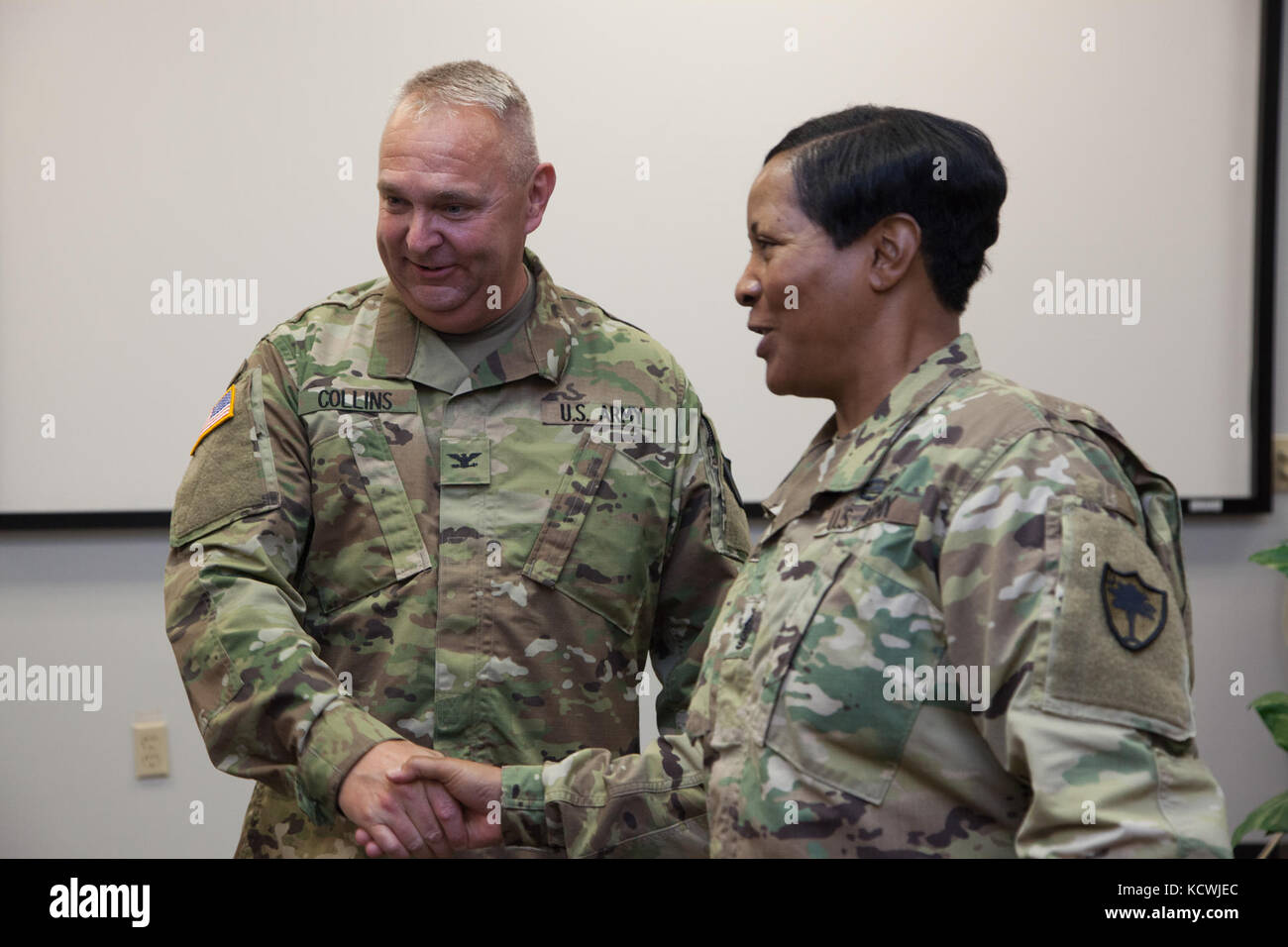 U.S. Army Lt. Col. Marion R. Collins, South Carolina Army National ...