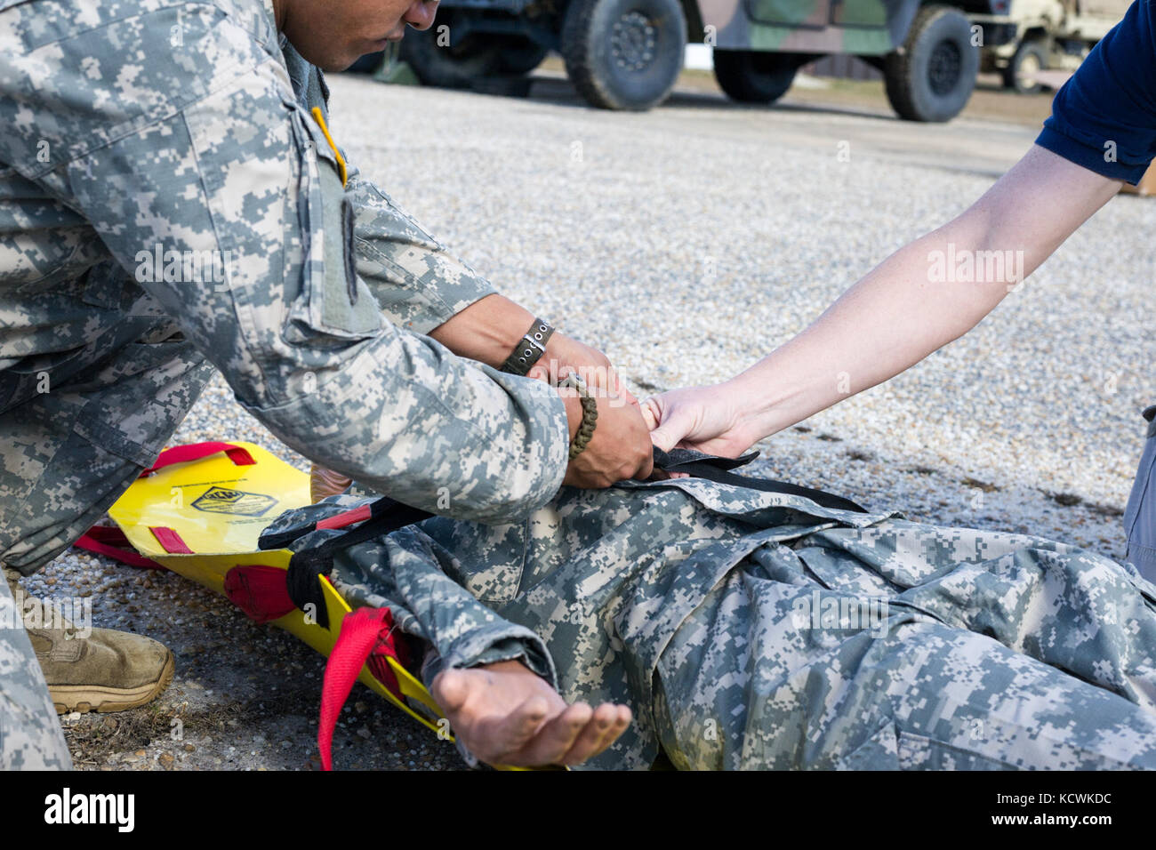 U.S. Soldiers assigned to the 251st Area Support Medical Company, South ...