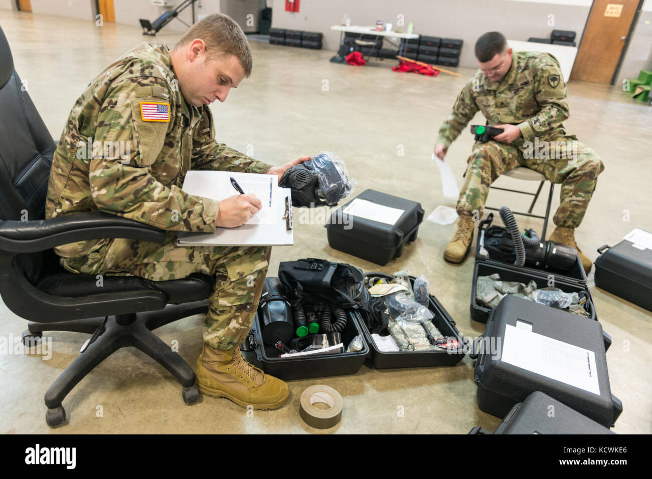 U.S. Soldiers assigned to the 251st Area Support Medical Company, South ...