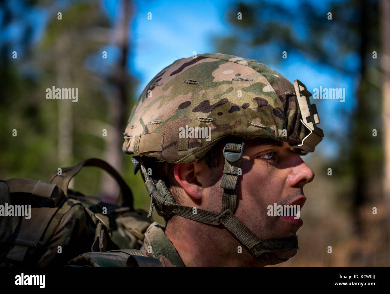 South Carolina Army National Guard Sgt. Aaron Wyatt, a senior nodal ...