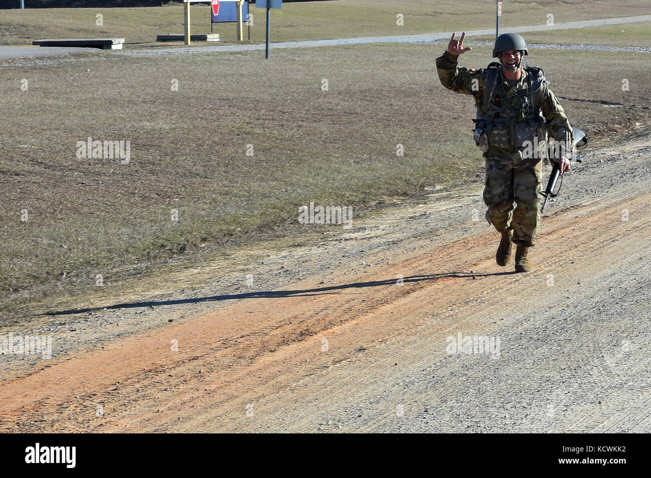 South Carolina Army National Guard Spc. Christopher Pate, a wheeled ...