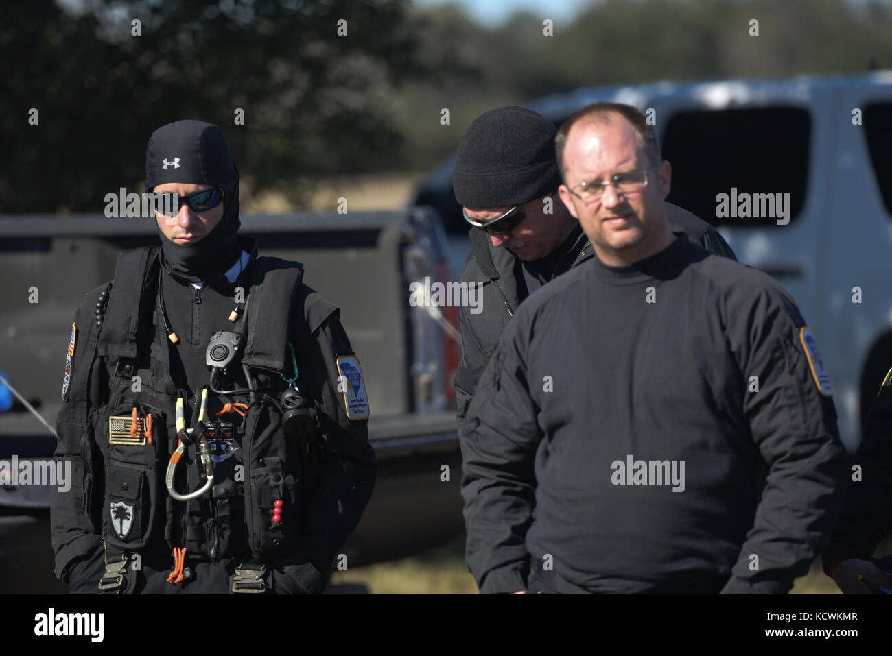 South Carolina National Guard Soldiers, and fire department/EMS ...