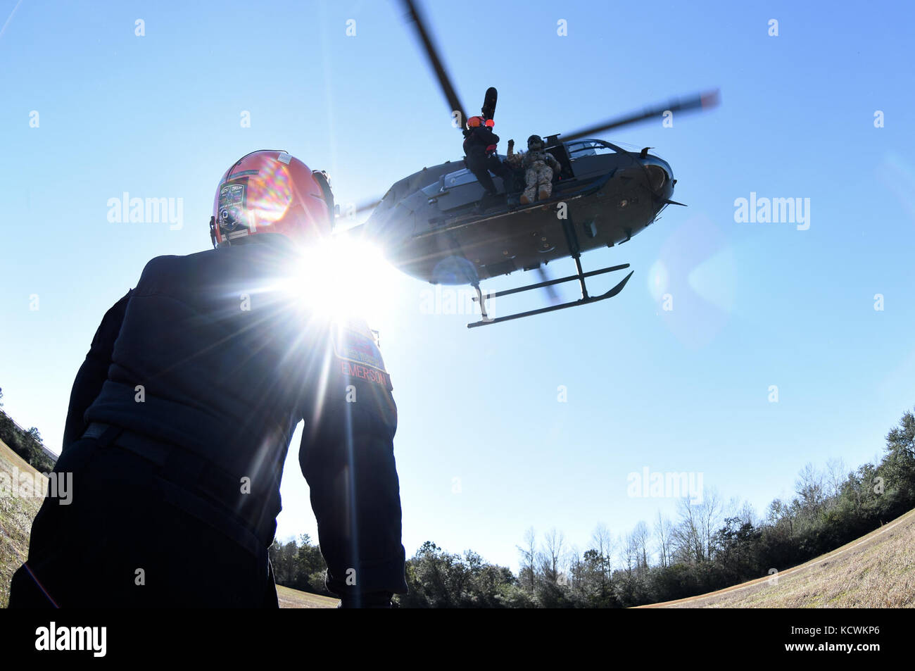 South Carolina National Guard Soldiers, and fire department/EMS ...