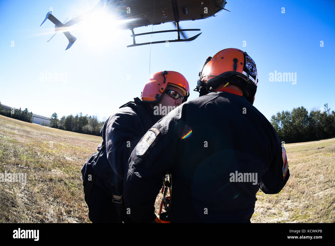 South Carolina National Guard Soldiers, and fire department/EMS ...