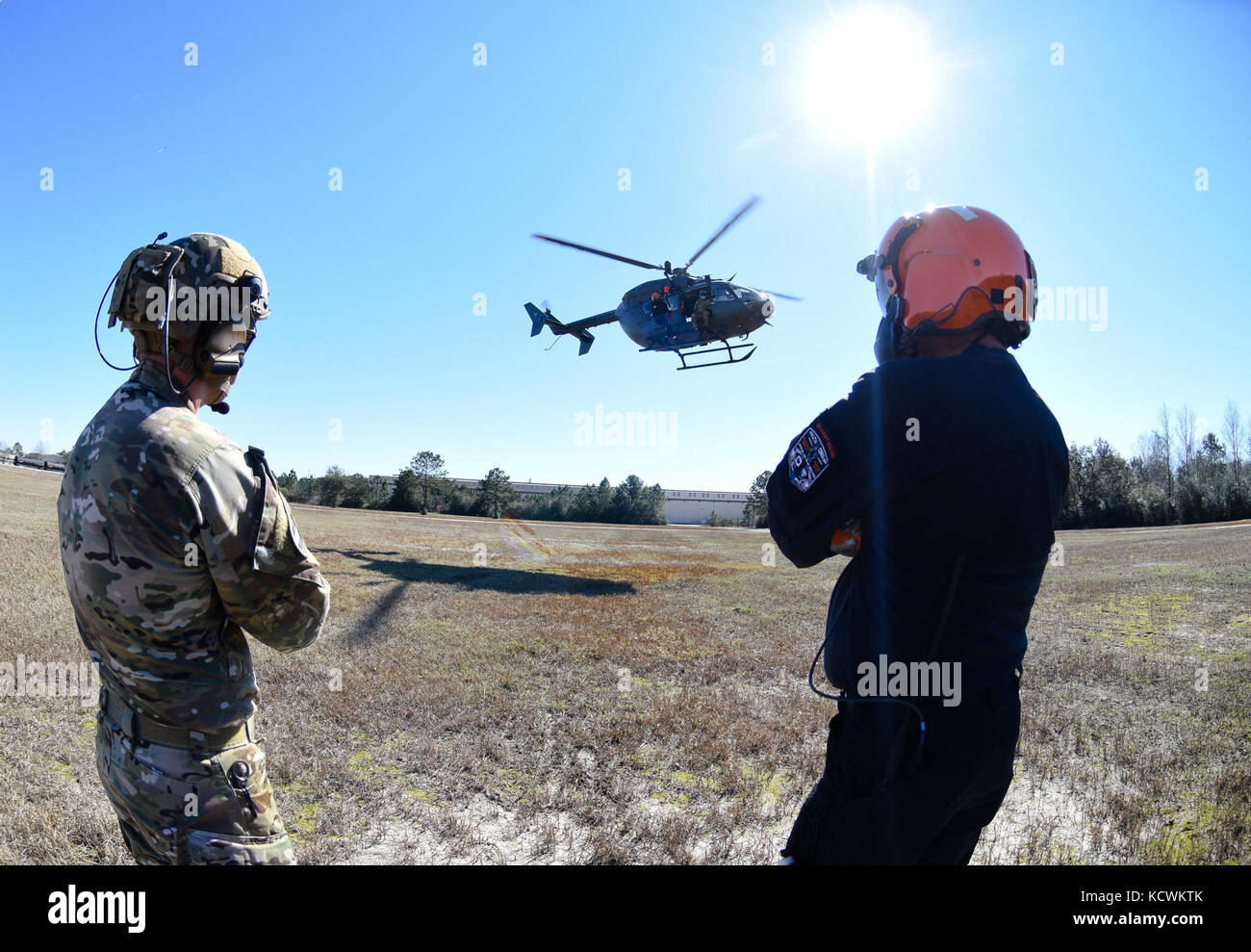 South Carolina National Guard Soldiers, and fire department/EMS ...