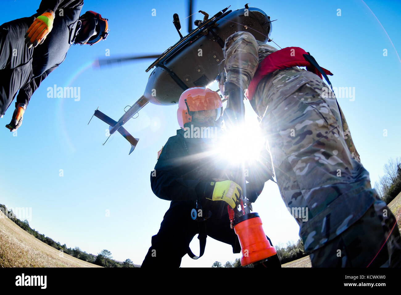 South Carolina National Guard Soldiers, and fire department/EMS ...