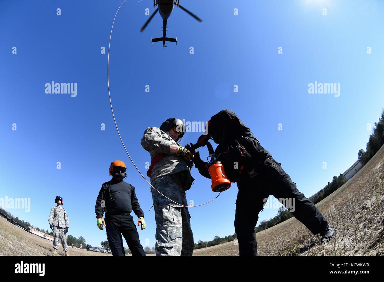 South Carolina National Guard Soldiers, and fire department/EMS ...