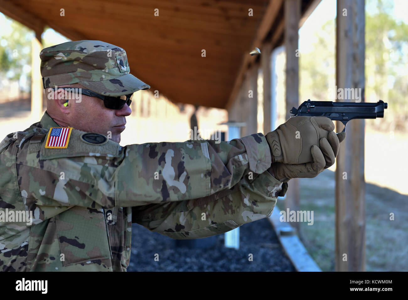 South Carolina Army National Guard Spc. Christopher Pate, a wheeled ...
