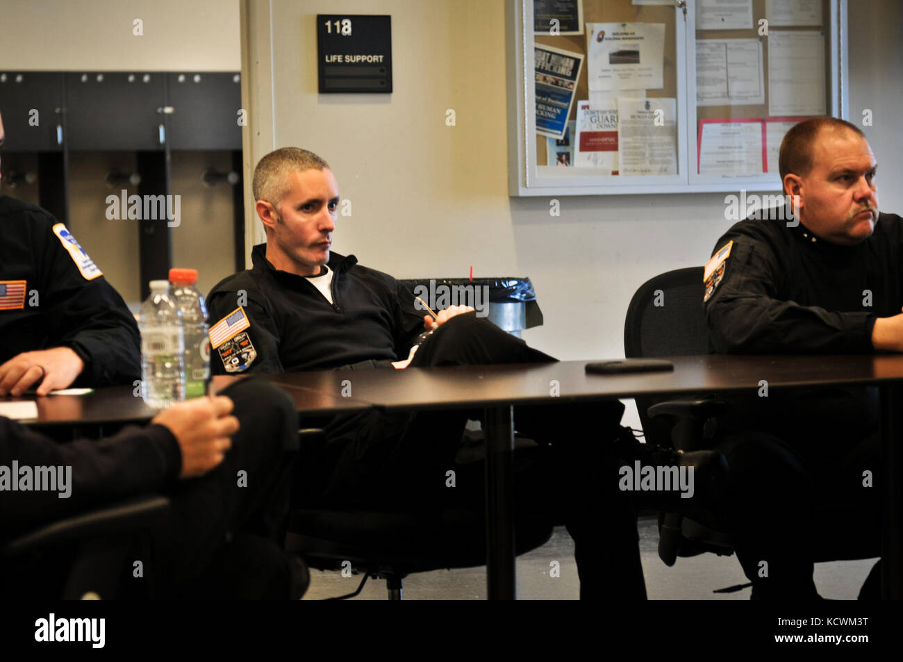 South Carolina National Guard Soldiers and fire department/EMS rescuers ...