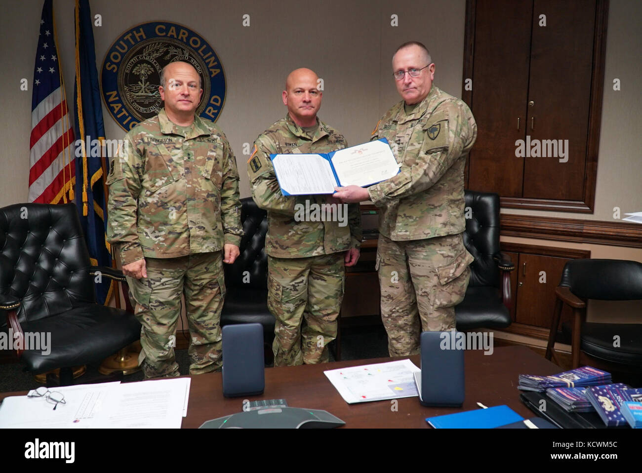 The South Carolina National Guard awarded the South Carolina ...