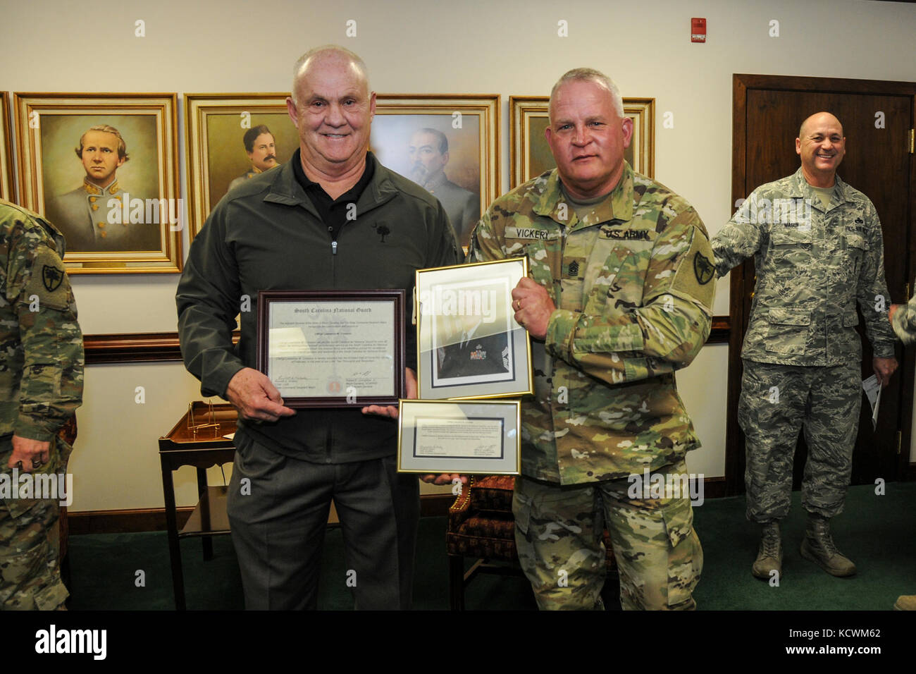 Retired U.S. Air Force Chief Master Sgt. Larry Crowson is inducted in ...
