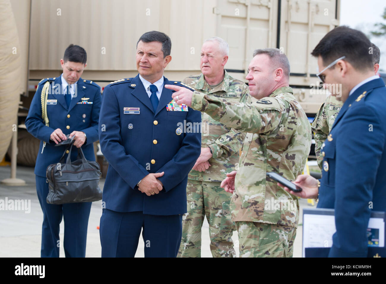 Colombian Air Force Gen. Carlos Eduardo Bueno Vargas, Commander of the ...