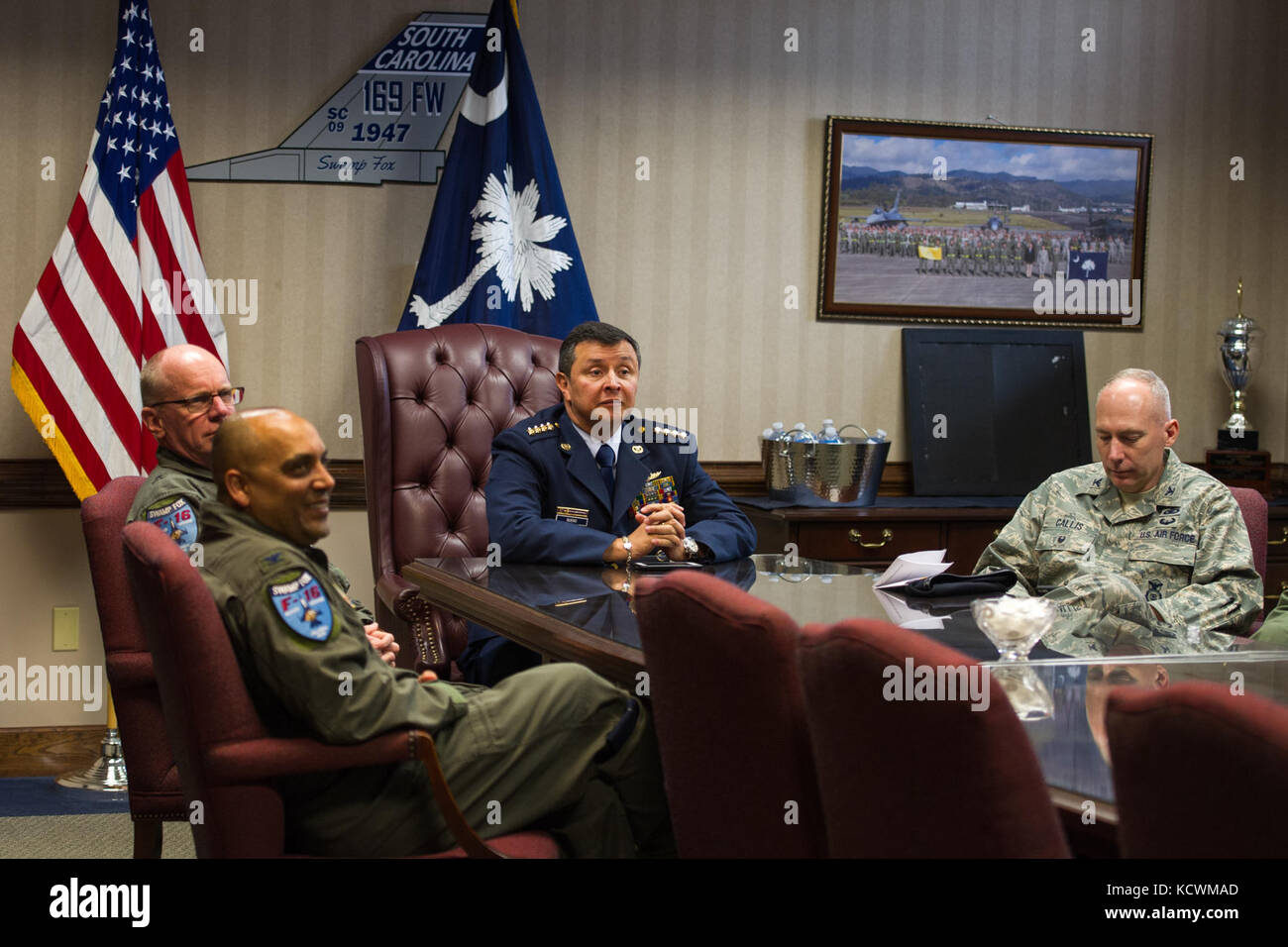 Colombian Air Force Gen. Carlos Eduardo Bueno Vargas, Commander of the ...