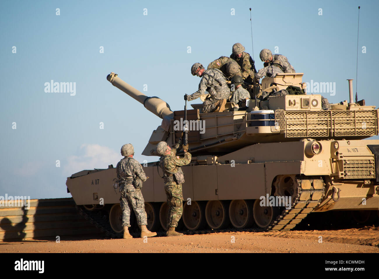 U.S. Army Soldiers from C and D Company, 4-118th Combined Arms ...