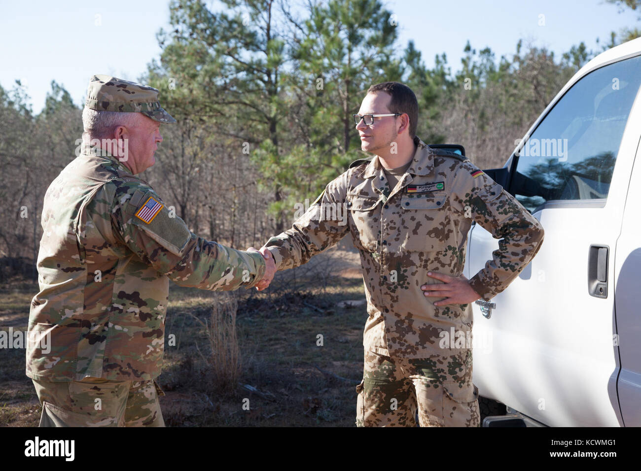 South Carolina National Guard State Command Sgt. Maj. Russell Vickery ...
