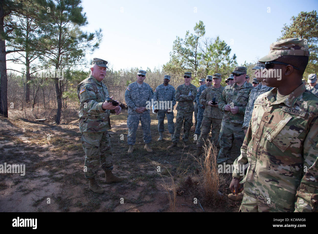 South Carolina National Guard State Command Sgt. Maj. Russell Vickery ...