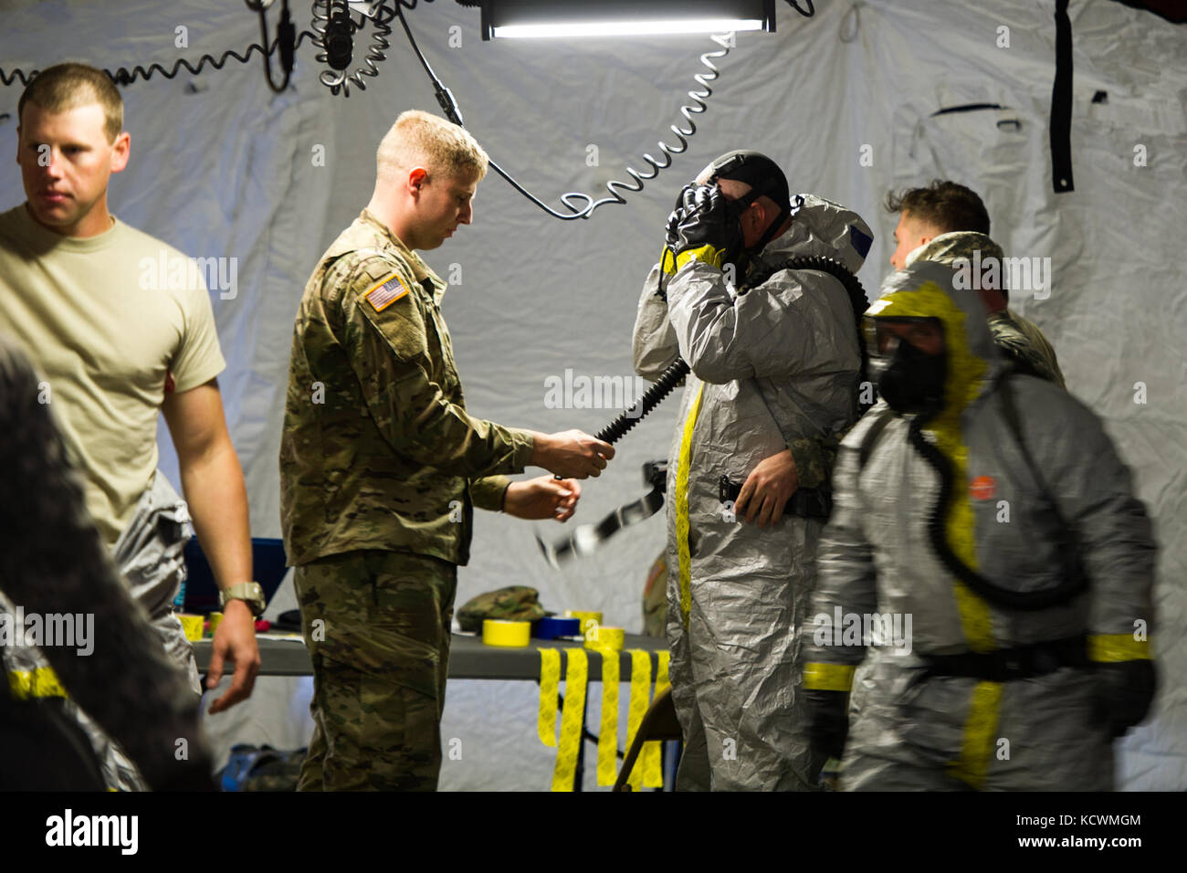 U.S. Soldiers assigned to the 251st Area Support Medical Company, South ...