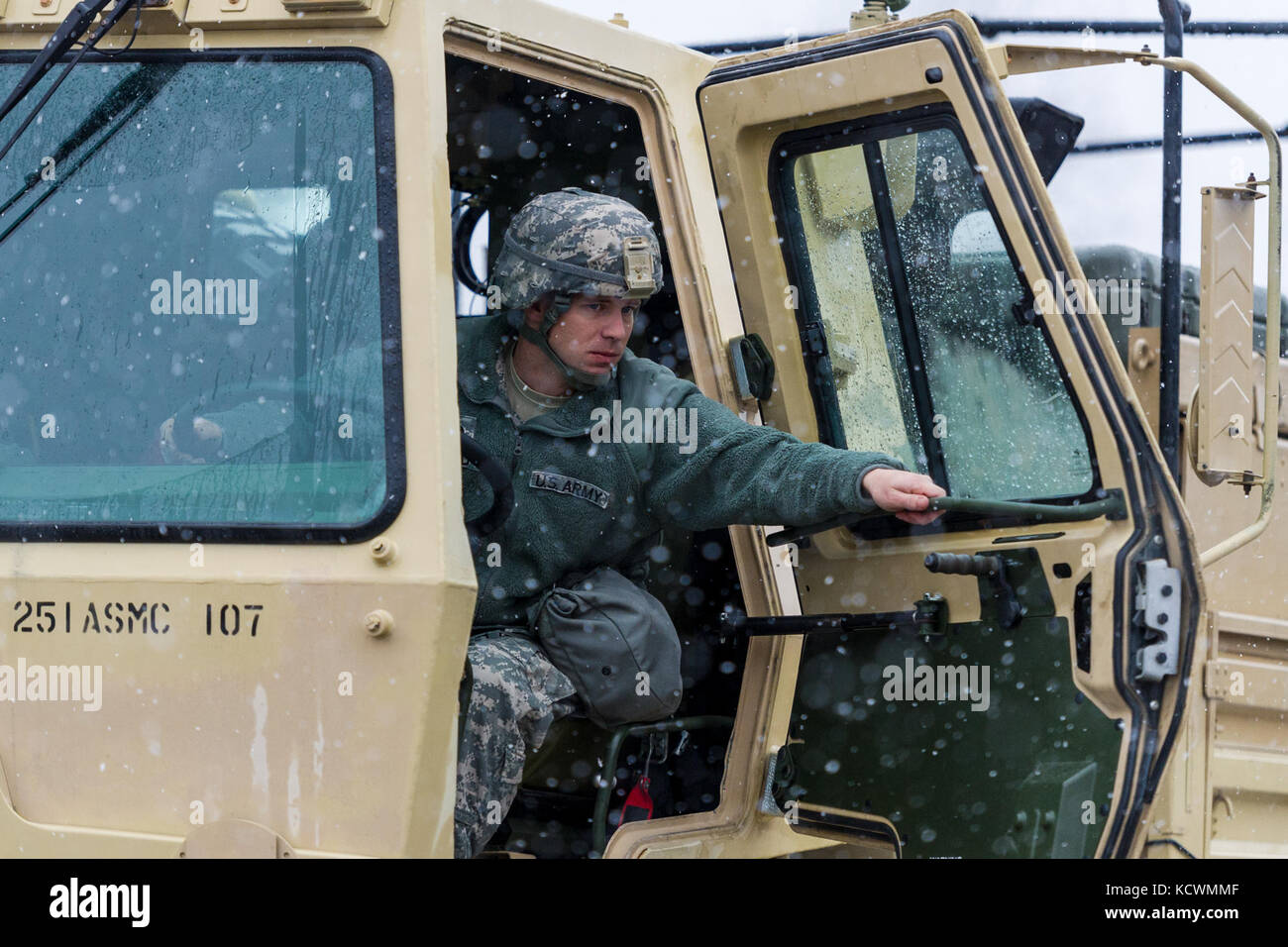 U.S. Army Spc. Lucas Reed, medic assigned to the 251st Area Support ...
