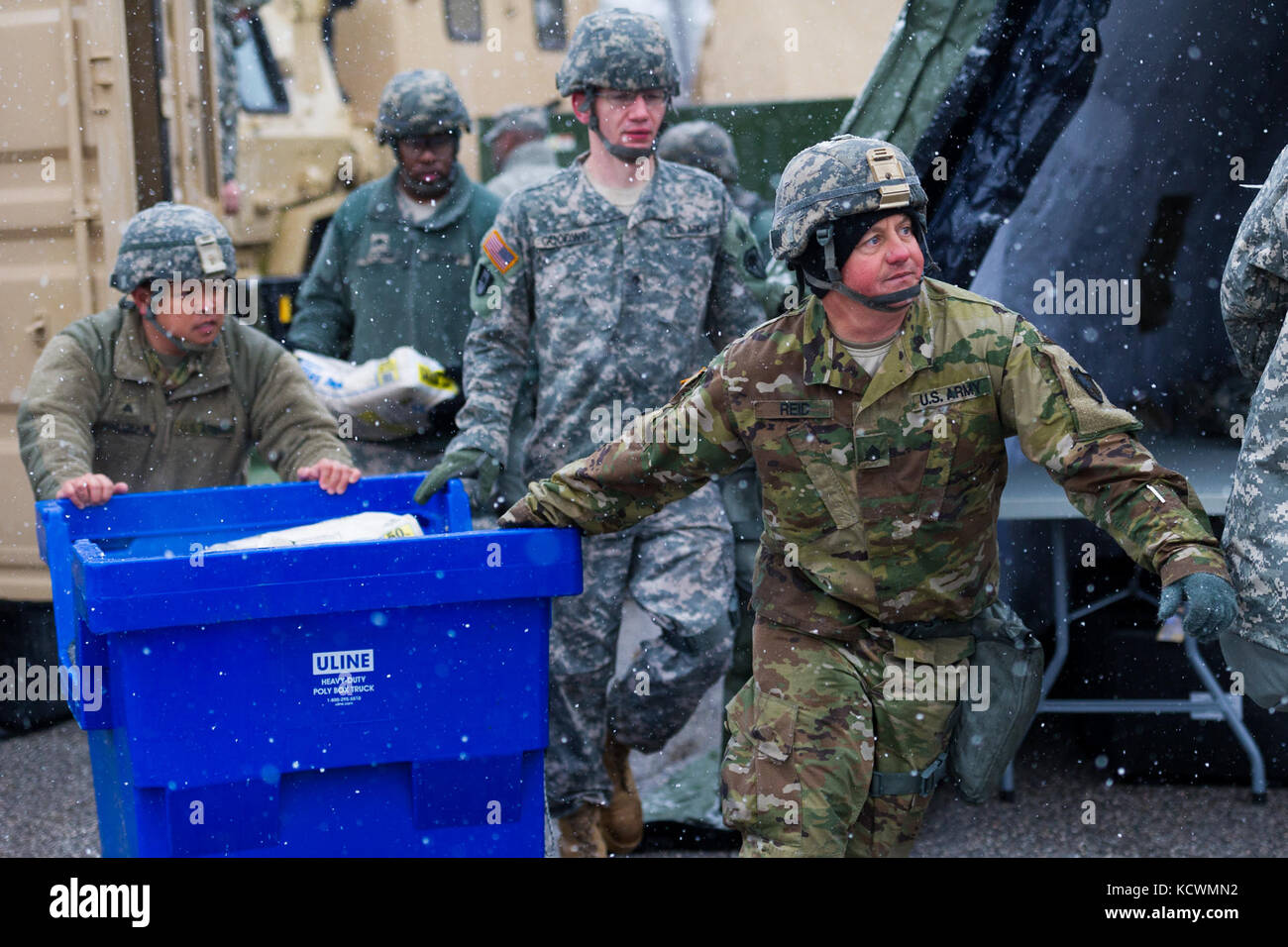 U.S. Army Staff Sgt. Paul Reid, medic assigned to the 251st Area ...