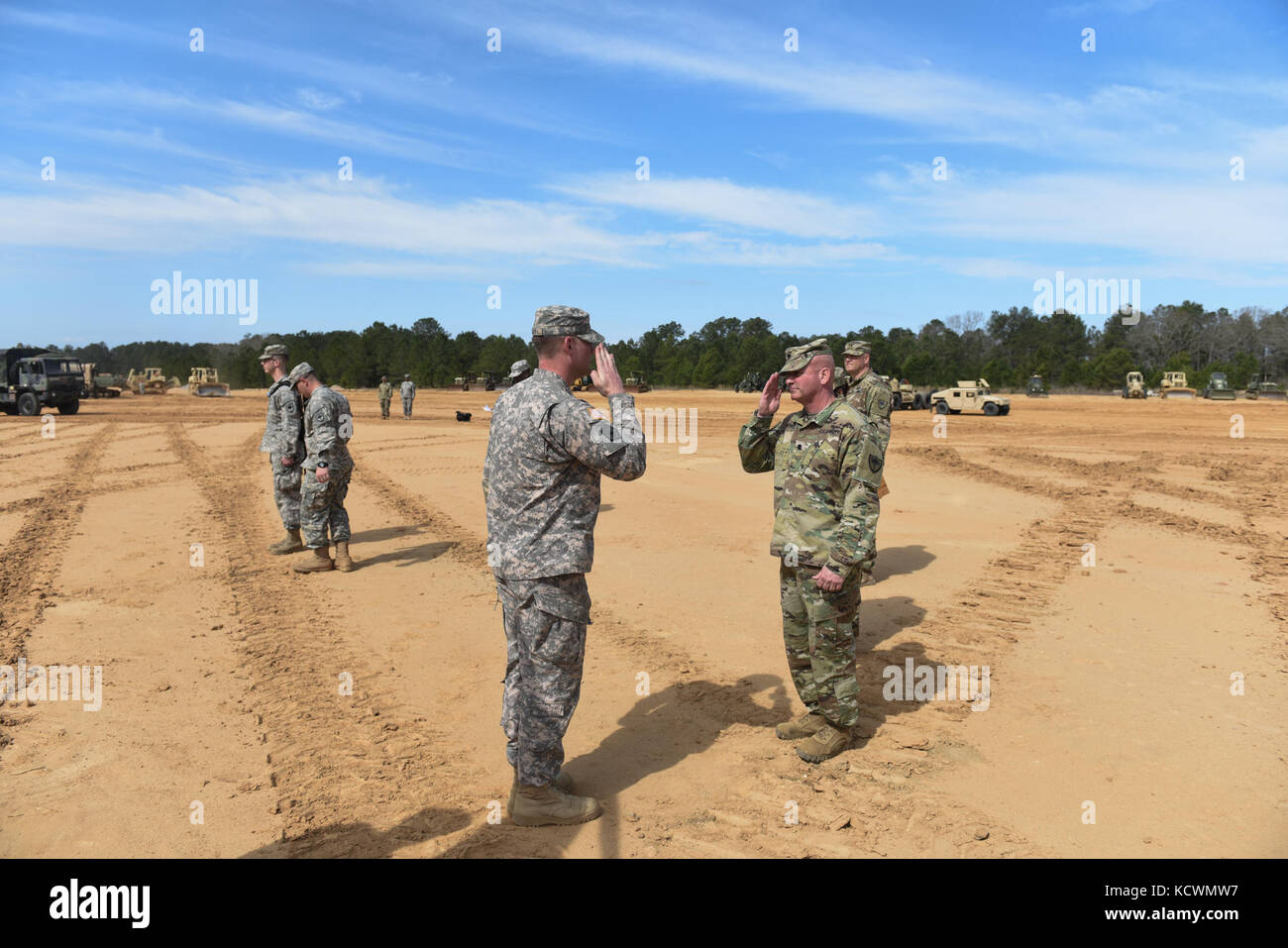 S.C. Army National Guard Soldiers with 122nd Engineer Battalion, 59th ...