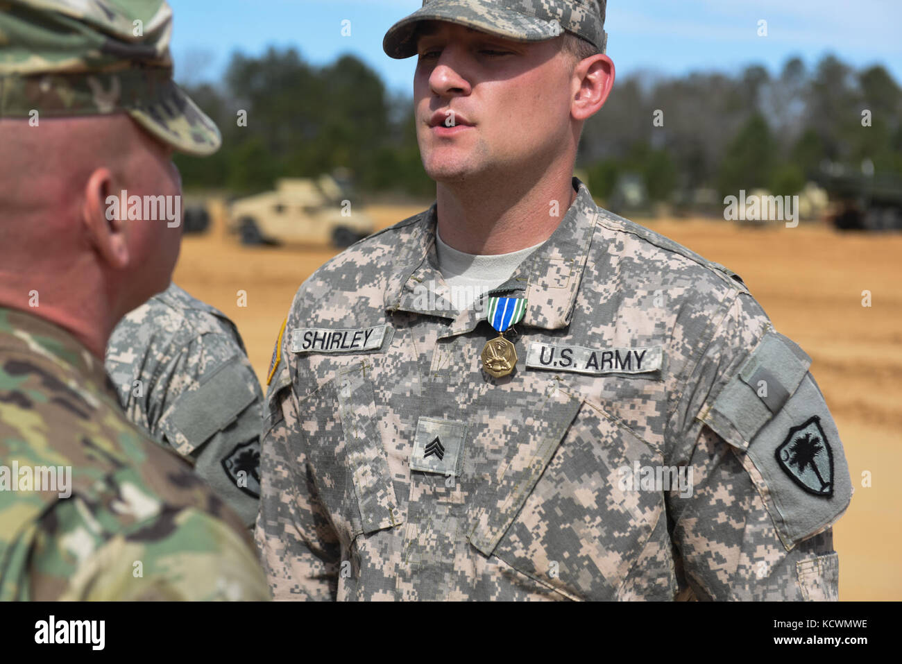 S.C. Army National Guard Soldiers with 122nd Engineer Battalion, 59th ...