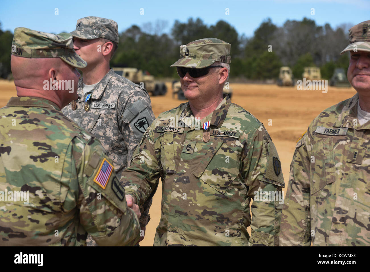 S.C. Army National Guard Soldiers with 122nd Engineer Battalion, 59th ...