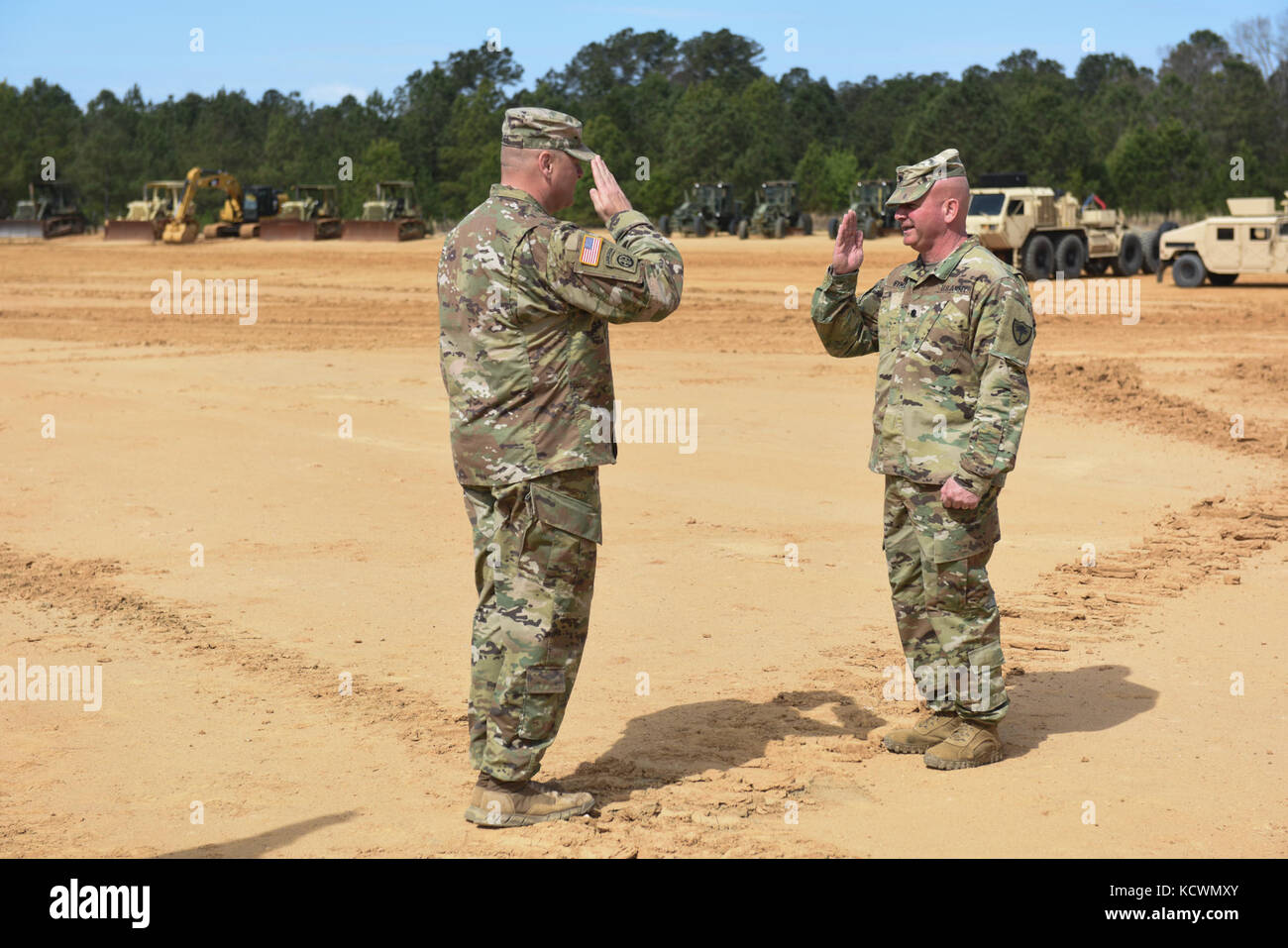 S.C. Army National Guard Soldiers with 122nd Engineer Battalion, 59th ...
