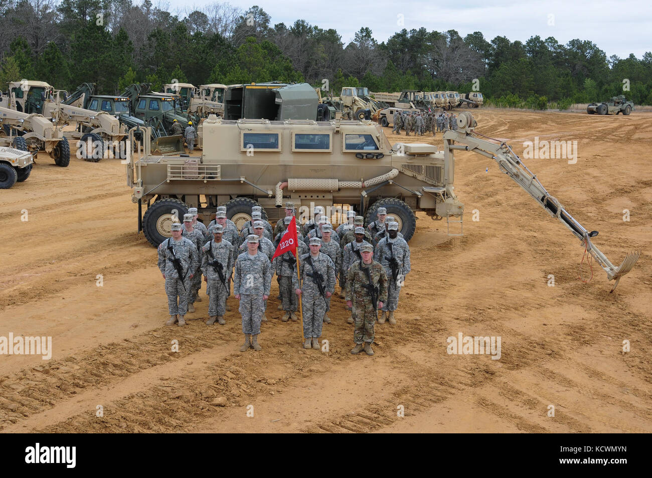 S.C. Army National Guard Soldiers with 122nd Engineer Battalion, 59th ...